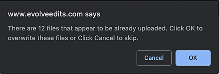 How to Upload Files to Evolve - Evolve Edits